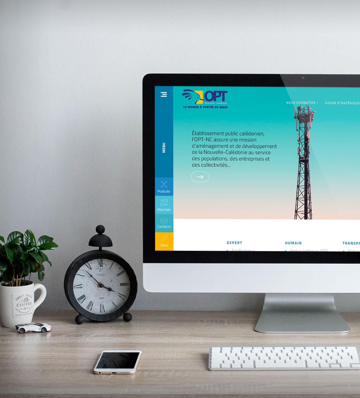 Sites internet de l'OPT | Agence Coup D'Ouest